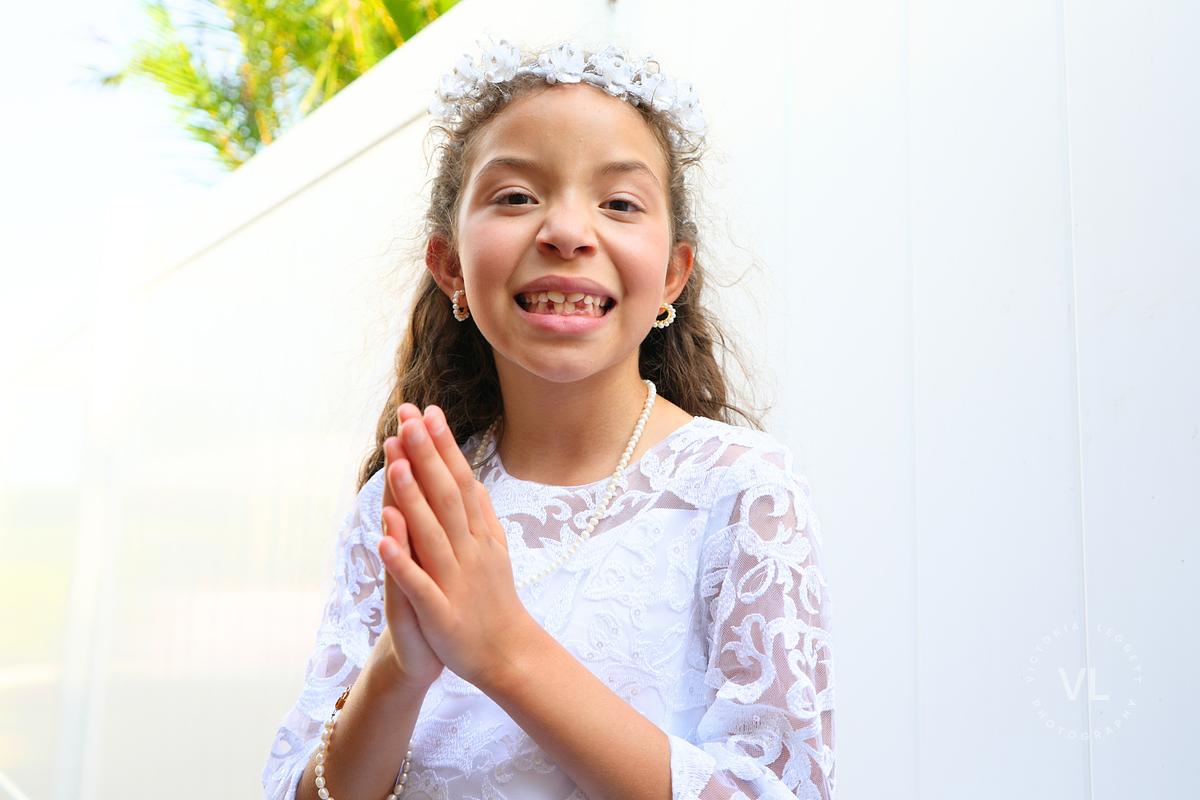 Mia's First Holy Communion